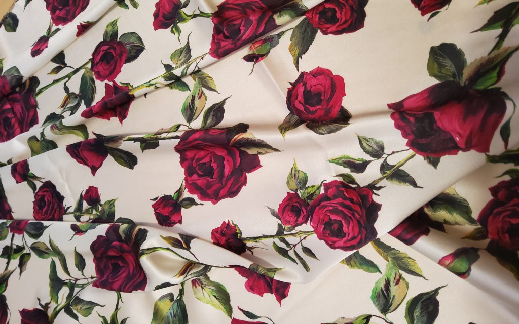 Italian Couture Silk Fabric/Inkjet Silk Fabric/ 19momme Art Work Silk ...