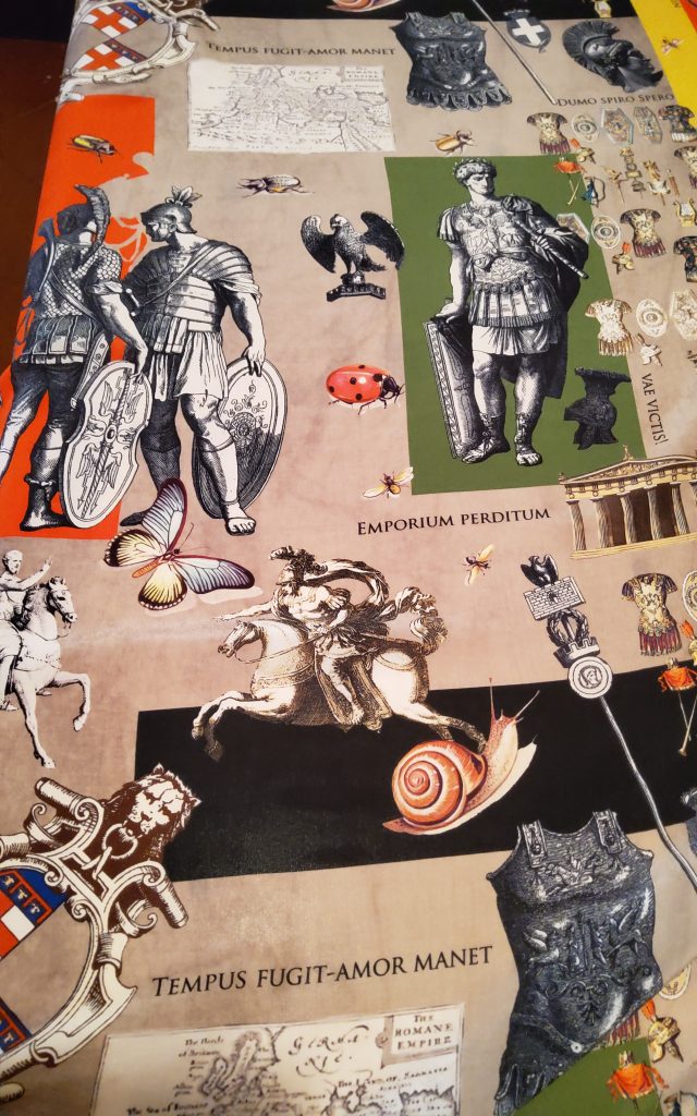 HISTORICAL ANCIENT ROMAN DESIGN HAUTE COUTURE ITALIAN FABRIC/PRICE ...