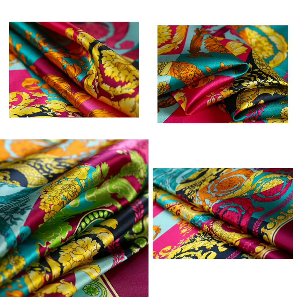 Silk Fabric/New Collection Italian Designer Fabric/Digital Inkjet Silk ...