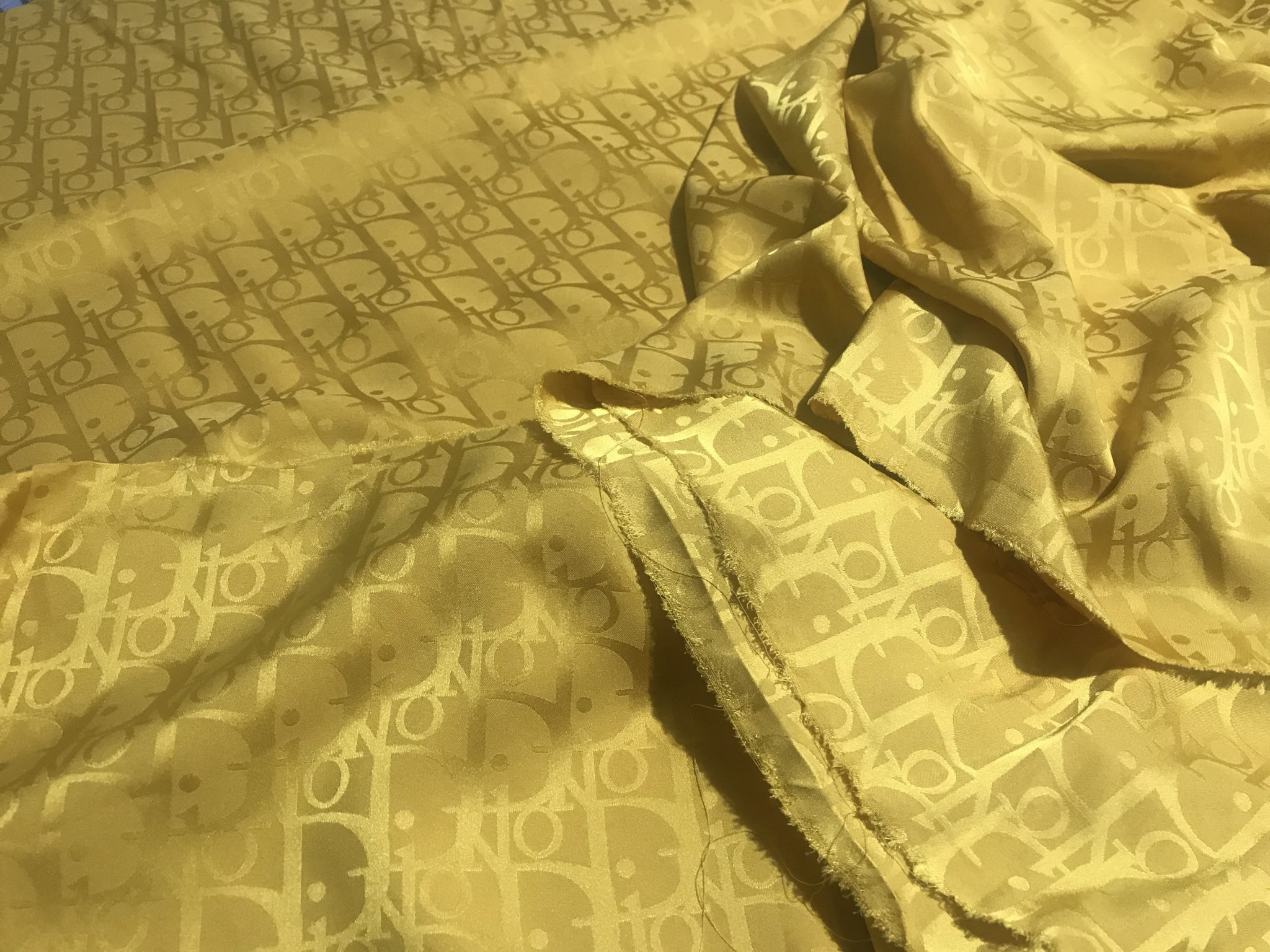 DIOR SILK NEW COLLECTION/Limited Edition Dior Fabric In 18colours/KHAKI ...