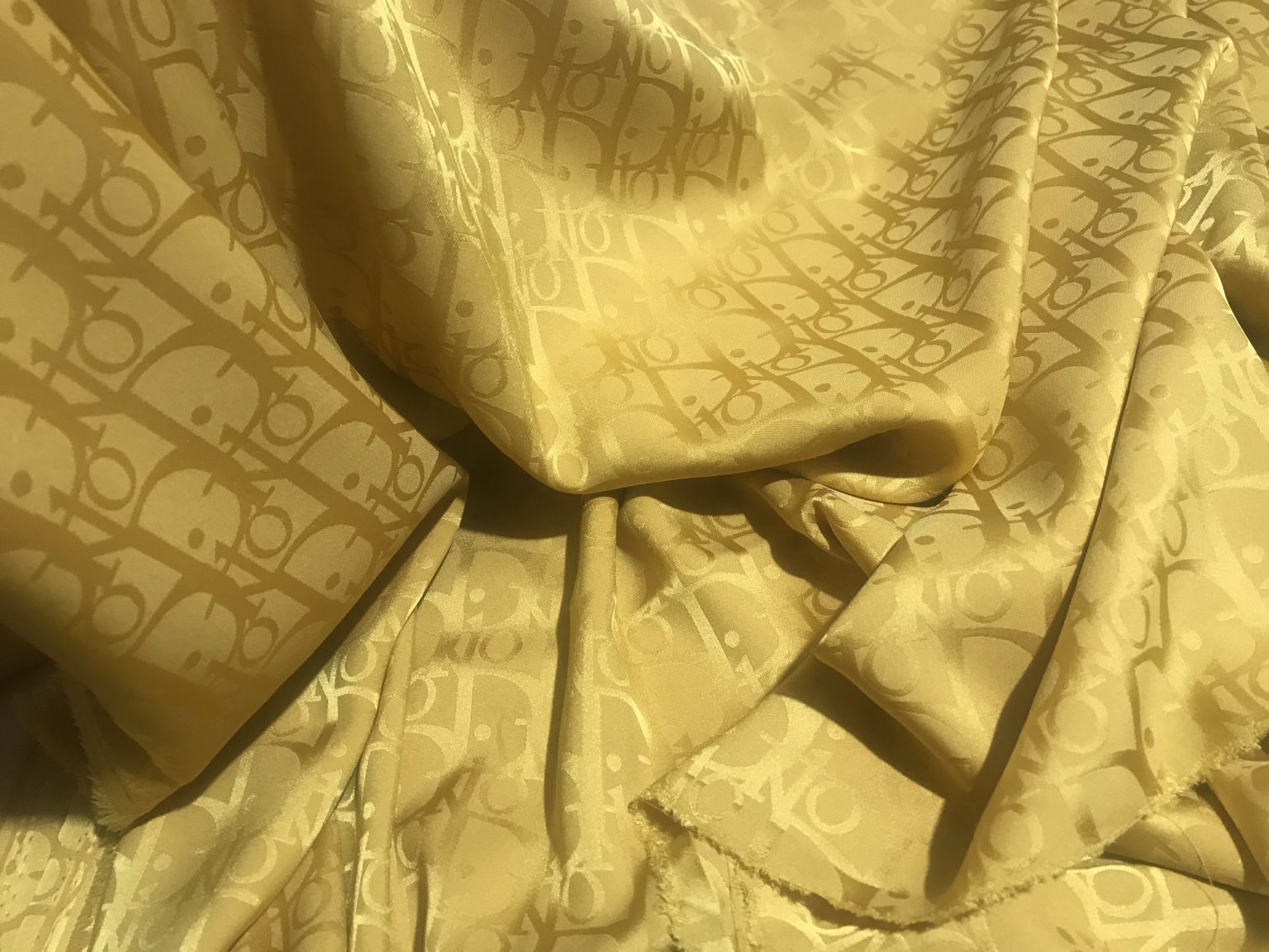 DIOR SILK NEW COLLECTION/Limited Edition Dior Fabric In 18colours/KHAKI ...