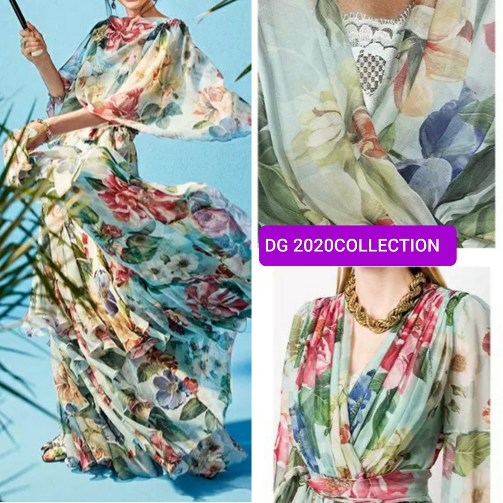 Gorgeous Silk Chiffon Fabric/Fashion Week 2020 Silky Chiffon/Fashion ...