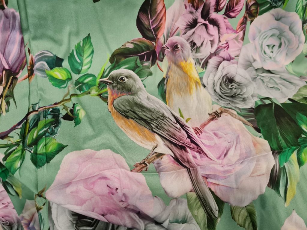 Exclusive Italian Silk Raso Fabric From Fashion Week,Alta Moda With ...