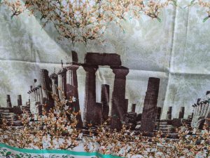 Italian Designer Cotton Fabric Roman Architectural Design,Alta Moda ...