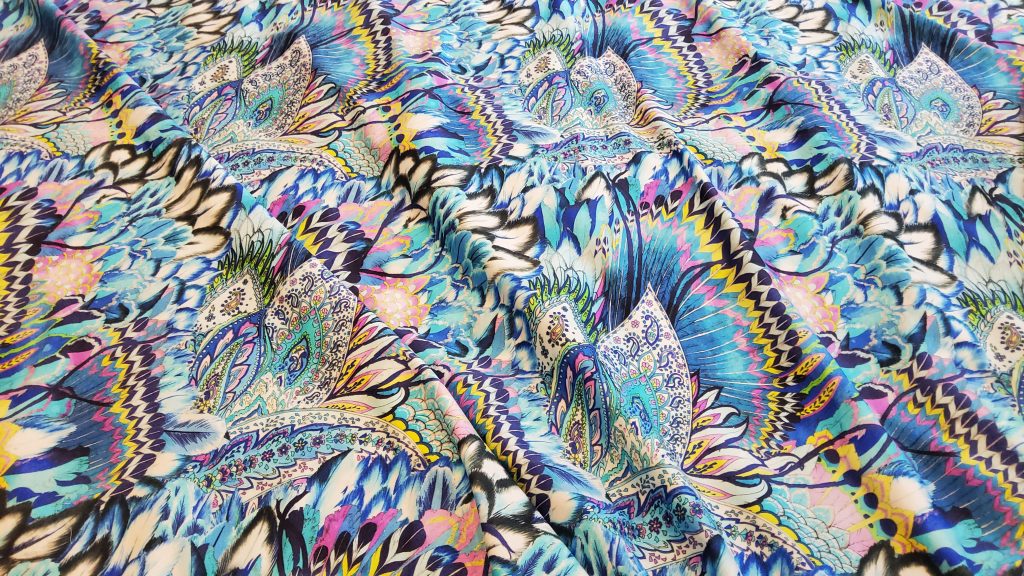 New Collection Italian Stretch Viscose Fabric,very Colourful. ⋆