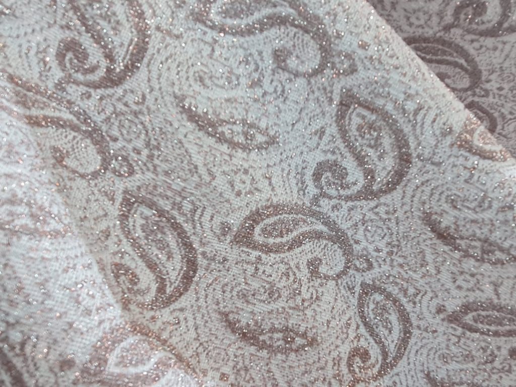 Etro Paisley Pattern Stretched Viscosity With Lurex Fabric For Blouse ...