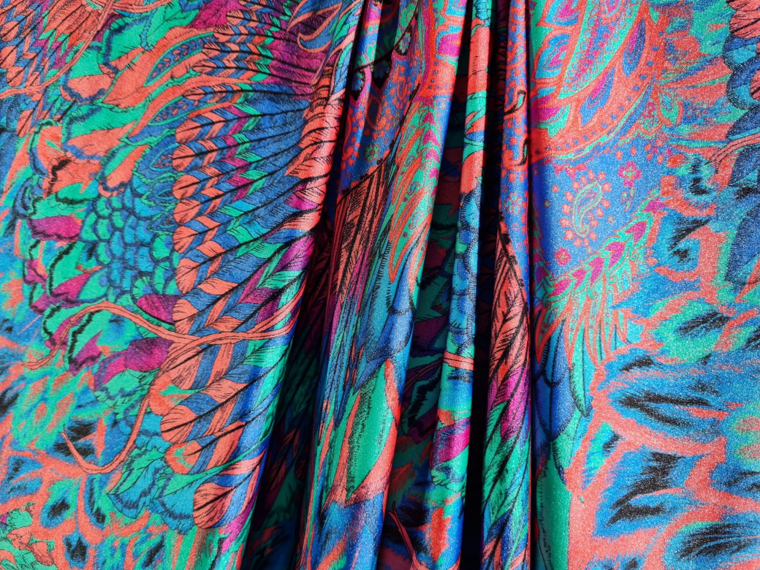 Etro New Collection Italian Stretch Viscose Fabric,very Colourful #2 ⋆ ...