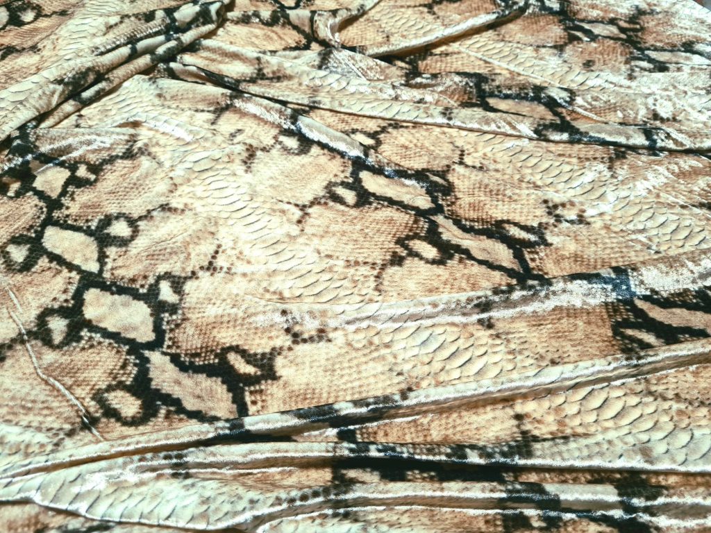 Emanuel Silk Velvet Fabric,very Soft In Beige/pinky With Black ...