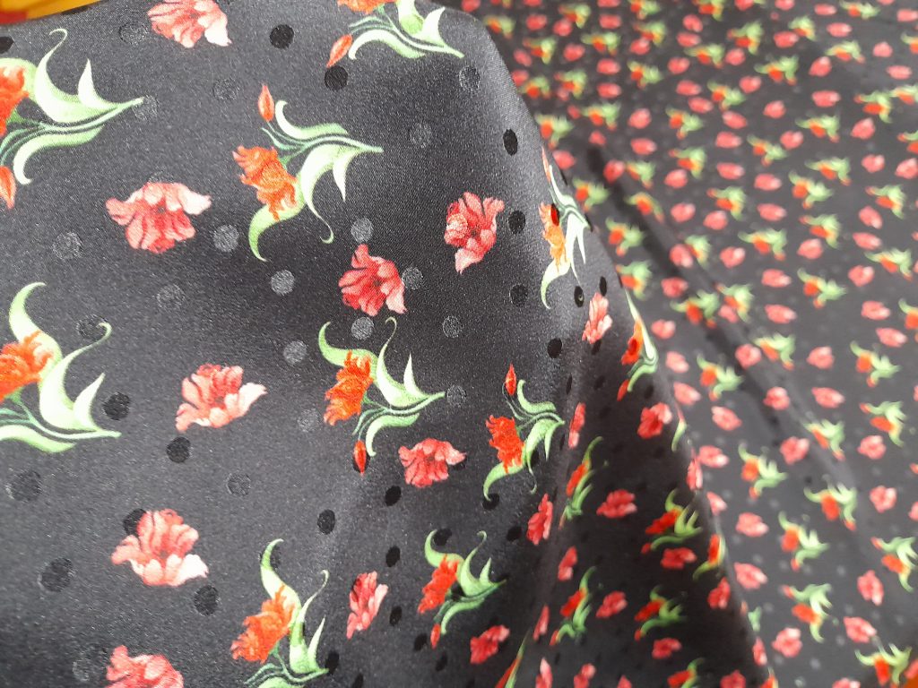 Italian Exclusive Alta Moda Silk Fabric, LIMITED COLLECTION/small ...